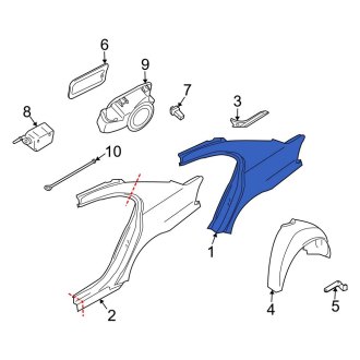 BMW 7-Series OEM Quarter Panels & Parts | Rear & Front — CARiD.com