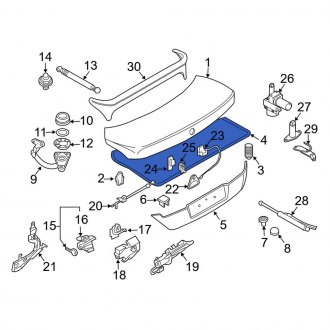 BMW 7-Series Trunk & Tailgate Seals — CARID.com