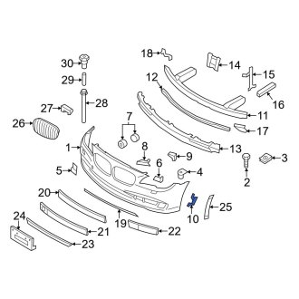 BMW 7-Series Bumper Reflectors & Side Reflectors – CARiD.com