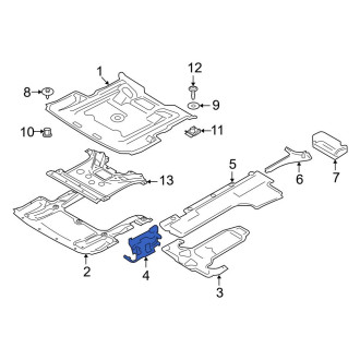 BMW 7-Series Underbody Covers | Splash Shields — CARiD.com