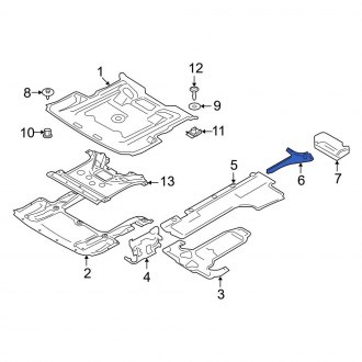 BMW 7-Series Underbody Covers | Splash Shields — CARiD.com