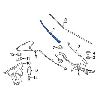 BMW 8-Series Replacement Wiper Arms — CARID.com