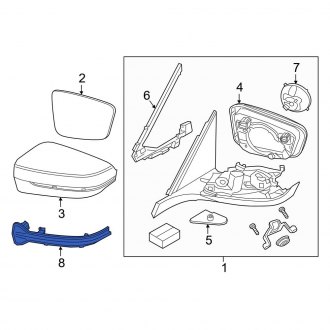 BMW 7-Series OEM Mirrors | Towing, Side & Rear View — CARiD.com