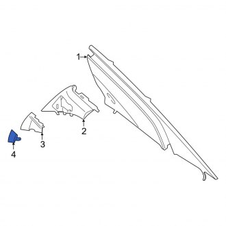 BMW 7-Series Replacement Fender Moldings & Trim — CARiD.com