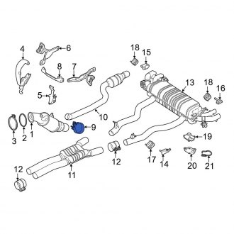 BMW 8-Series OEM Exhaust Parts | Systems, Tips, Pipes — CARiD.com