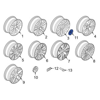 BMW OEM Wheel Center Caps | Emblems, Logos, Trim Rings — CARiD.com