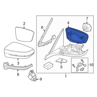 BMW 8-Series OEM Mirrors | Towing, Side & Rear View — CARiD.com