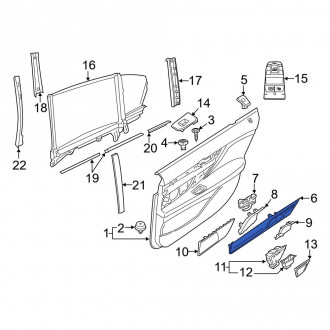BMW 7-Series Door Moldings | Side, Edge, Belt – CARiD.com