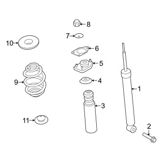 2009 BMW Z4 OEM Suspension Parts - Shocks, Struts | CARiD