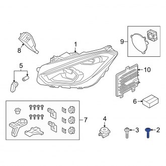 BMW X4 Headlight Components | Brackets, Adapters — CARiD.com