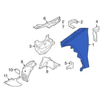 BMW Z4 Replacement Fenders & Components – CARiD.com