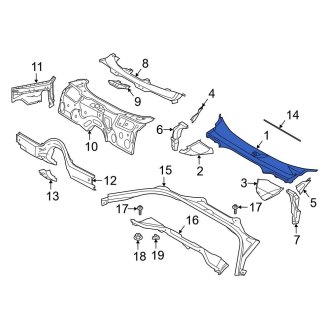 BMW Z4 Cowl Panels & Parts | Vent Grills — CARiD.com