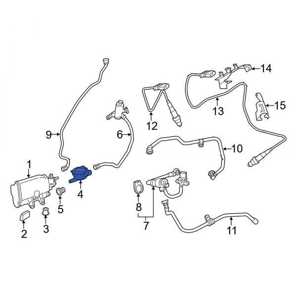 BMW OE 16137333302 - Evaporative Emissions System Leak Detection Pump