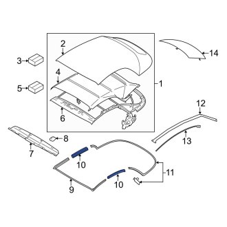BMW OEM Roofs & Parts | Panels, Drip Rails, Braces — CARiD.com