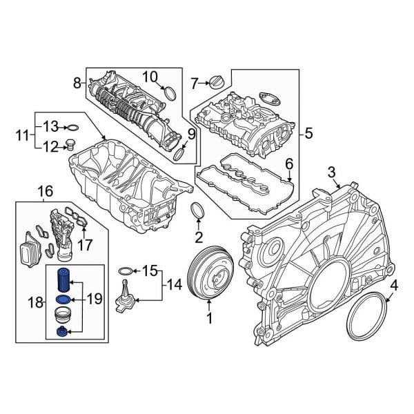 BMW OE 11428593186 - Engine Oil Filter Element