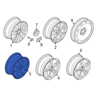 BMW 2-Series Factory Steel Wheels — CARiD.com