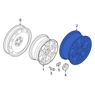 BMW 2-Series Factory Steel Wheels — CARiD.com