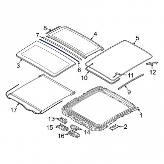 BMW X1 OEM Roofs & Parts | Panels, Drip Rails — CARiD.com