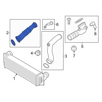 BMW 7-Series Intercooler Hoses & Pipes | Clamps, Kits — CARiD.com