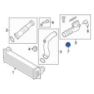 BMW X7 Replacement Intercooler Hoses — CARiD.com