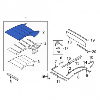 BMW 6-Series OEM Roofs & Parts | Panels, Drip Rails — CARiD.com