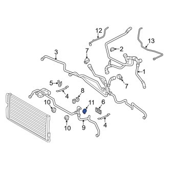 BMW 7-Series Replacement Intercooler Hoses — CARiD.com
