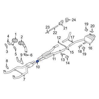 BMW 6-Series OEM Exhaust Parts | Systems, Tips, Pipes — CARiD.com