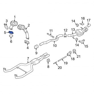 BMW 5-Series OEM Exhaust Parts | Systems, Tips, Pipes — CARiD.com