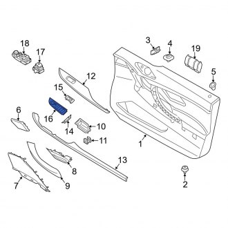 BMW 6-Series OEM Window Parts | Visors, Regulators — CARiD.com