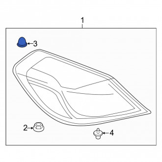 BMW XM OEM Tail Lights | LED, Fiber Optic — CARiD.com