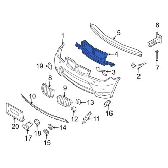 BMW Grille Brackets & Hardware | Clips, Brackets — CARiD.com