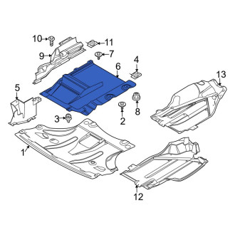BMW X3 Underbody Covers | Splash Shields — CARiD.com