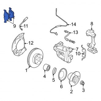 BMW OEM Brake Parts - Pads, Bleeders, Rotors, Lines | CARiD