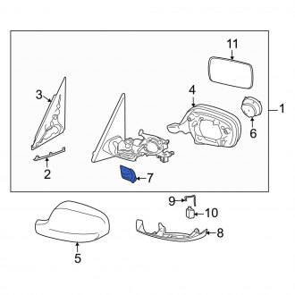 BMW X3 Side View Mirrors | Custom, Replacement – CARiD.com