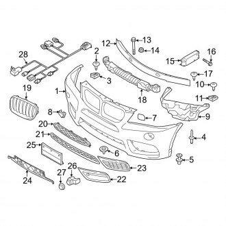 2014 BMW X3 Replacement Bumper Spoilers & Valances — CARiD.com