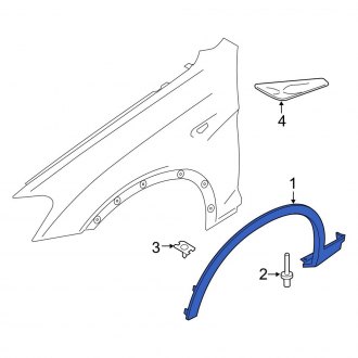 BMW X4 Replacement Fender Moldings & Trim — CARiD.com