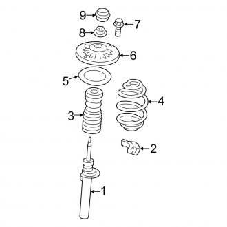 2014 BMW X3 OEM Suspension Parts - Shocks, Struts | CARiD
