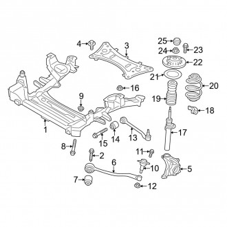 2017 BMW X3 OEM Suspension Parts - Shocks, Struts | CARiD