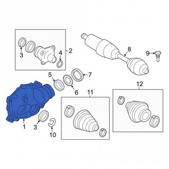 BMW X3 OEM Driveline & Axle Parts | Hubs, CV-Joints — CARiD.com