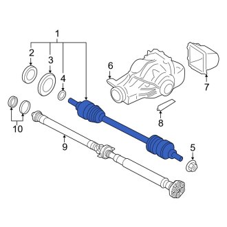 BMW X4 OEM Driveline & Axle Parts | Hubs, CV-Joints — CARiD.com