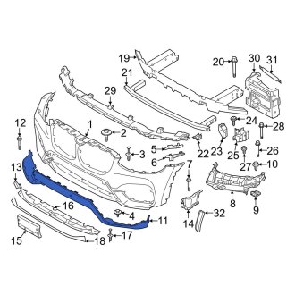 BMW X3 Replacement Front Bumpers & Components — CARiD.com