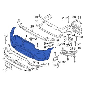 BMW X3 Replacement Front Bumpers & Components — CARiD.com