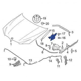 BMW X3 Hood Hinges & Springs — CARiD.com