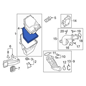 BMW X3 OEM Air Intake Parts | Filters, Manifolds — CARiD.com