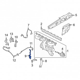 BMW X4 Turbo & Supercharger Lines, Hoses, Fittings — CARiD.com