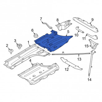 BMW X3 Underbody Covers | Splash Shields — CARiD.com