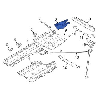 BMW X4 Underbody Covers | Splash Shields — CARiD.com