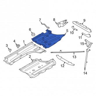 BMW X3 Underbody Covers | Splash Shields — CARiD.com
