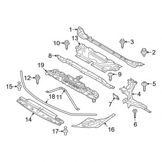 2021 BMW 4-Series Radiator Supports — CARiD.com