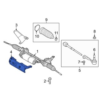 BMW 4-Series Rack & Pinion Steering Systems, Parts — CARiD.com